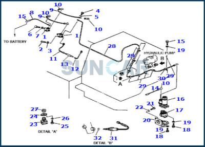 China 707-99-37670 707-9937670 Steering Cylinder Service Kit For Dump Trucks HD785-7 for sale