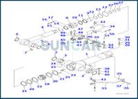 China 707-99-38440 7079938440 Arm Cylinder Seal Repair Kit For Excavator PC138US-8 for sale