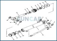 China 721-98-01080 7219801080 SE Bucket Cylinder Service Kit For PC300-8M0 for sale