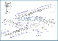 China 707-99-47851 7079947851 Bucket Cylinder Service Kit For PC220-7 KOMATSU for sale