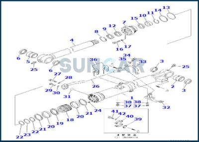 China 707-98-47720 7079847720 Bucket Cylinder Service Kit For PC290NLC-8K for sale