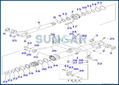 China Service Kit For Bucket Arm Cylinder 707-99-59020 7079959020 KOMATSU PC270LC-8 for sale