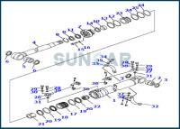 China 707-99-58260 7079958260 Boom Cylinder Service Kit For PC220-6 PC250LC-6L for sale