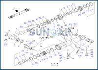 China 707-99-59381 7079959381 Arm Cylinder Service Kit Fits PC220-7 KOMATSU for sale