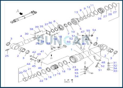China 707-99-59381 7079959381 Arm Cylinder Service Kit Fits PC220-7 KOMATSU for sale