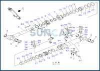 China 707-98-47841 7079847841 Boom Cylinder Service Kit Fits KOMATSU PC220-7 for sale