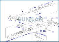 China 707-99-58060 7079958060 Bucket Cylinder Service Kit For PC240LC-7K PC270-7 for sale