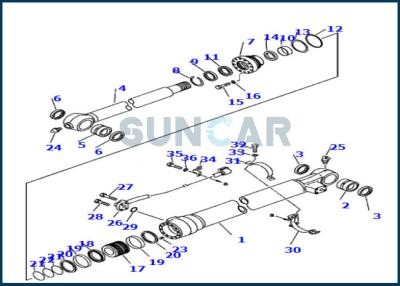 China 707-98-47670 7079847670 Bucket Cylinder Service Kit For KOMATSU PC220LC-6LE for sale