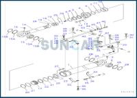 China 707-99-78690 7079978690 Arm Cylinder Service Kit For PC750-6 Excavator KOMATSU for sale