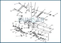 China 707-98-37110 7079837110 Bucket Cylinder Service Kit For KOMATSU PC150-5 for sale