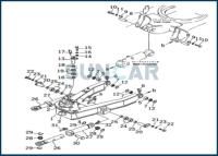 China 707-98-24570 7079824570 Blade Cylinder Service Kit Fits PC30R-7 PC30R-8 KOMATSU for sale
