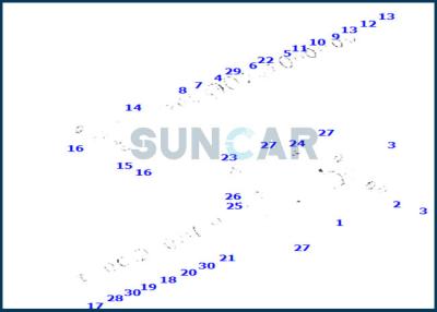 China 707-99-36711 707-99-36711 Boom Cylinder Service Kit For KOMATSU PC60-8 for sale