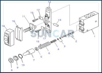 China 702-16-51270 7021651270 Cylinder Service Kit For KOMATSU PC350-8  PC300-8 for sale