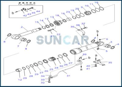 China 707-99-72061 7079972061 Boom Cylinder Service Kit Fits PC490-10 PC490LC-10 for sale