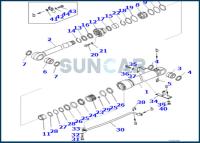 China 721-98-00130 7219800130 Arm Cylinder Service Kit Fits PC490LC-11 PC490-11 for sale
