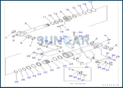 China 707-99-59130 7079959130 Bucket Cylinder Service Kit for PC350 PC360 for sale