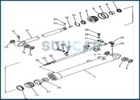 China 20X-63-66300 20X6366300 Hydraulic Arm Cylinder Seal Repair Kit For KOMATSU PC80-1 for sale