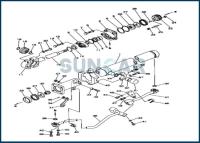 China 130-63-05050 1306305050 Tilt Cylinder Service Kit For D53A-16 Bulldozer KOMATSU for sale