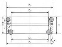 China XY Type Floating Seals Mechanical Face Seals Combination Seals for sale