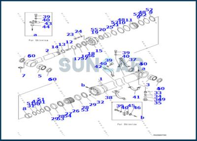 China 707-99-47080 7079947080 Cylinder Seal Repair Kit For C-A-T E70B E307B E307C E307D E308B E308C for sale