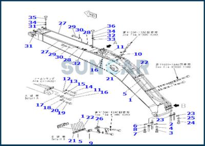 China 707-99-47440 7079947440 Boom Cylinder Seal Repair Kit For KOMATSU PC220-8MO for sale