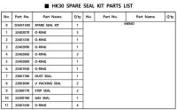 China D3691500 Hydraulic Hammer Service Kit Breaker Seal Kit Fits HK30 for sale