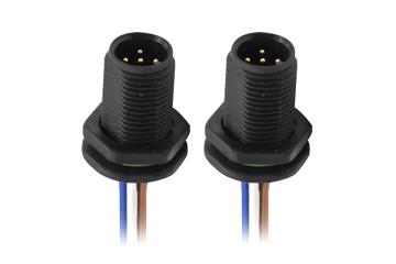 China Bulk NMEA 2000 Cables Panel Mount Male Connector for sale