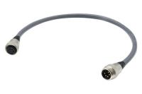 China Grey Shielded NMEA 2000 Cables 7 8'' Mini 5Pin Male To Female Molding Cable 5x16AWG for sale
