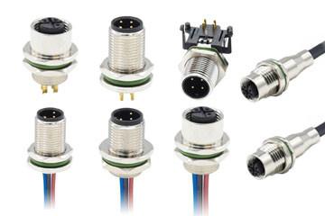 China M12 A-Coded Panel Mount Connectors for sale