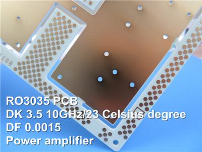 China Rogers RO3035 RF PCB Board Double Sided 30mil 0.762mm for sale