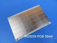 China 30mil Double Sided RO3035 RF PCB Board Ceramic PTFE Composite for sale