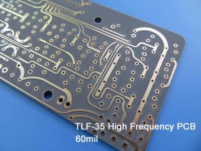 China 30 Mil TLF-35A Customized PCB Prototype Green Soldermask Immersion Gold for sale