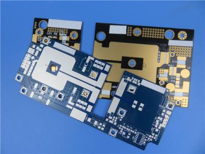 China Double Sided RF-60TC PCB Board Built On 25mil Substrates With Immersion Gold for sale