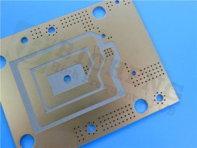 China 20mil DiClad 880 RF PCB Board With Immesion Silver And Blue Solder Mask for sale