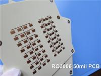 China RO3006 Copper Coating Immersion Gold RF PCB Board 2-layer 50mil 1OZ for sale