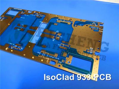 China RF PCB on IsoClad 933 15mil laminates Immersion Gold Circuits for sale