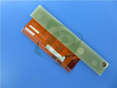China 2-Layer 0.22mm Flexible PCB with FR-4 Stiffener 2OZ Copper for sale