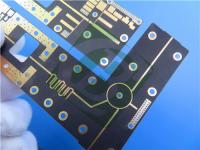 China RT/duroid 5880 PCB 15mil 2-layer Green Solder Mask for sale