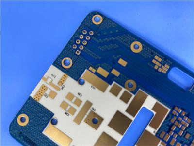 China 2-Layer High Frequency PCB with 25mil Rogers RO3206 Substrate 0.75mm Thickness and 63mm x 45mm Size for sale