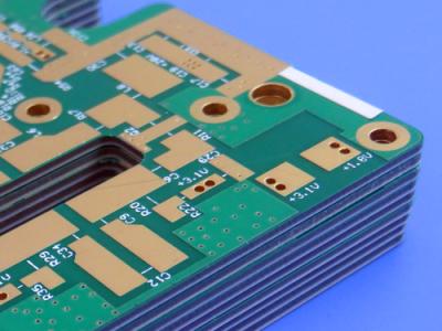 China 4-layer Hybrid PCB on RT duroid 5880 and FR4 material ENIG Finish for sale