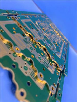China 6-Layer RO4350B & IT180A Hybrid PCB 1.6mm Thick Blind Via & Edge Plating High Frequency Board for sale