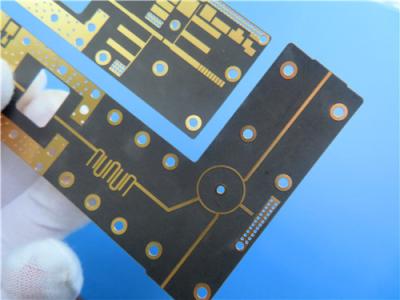 China F4BTMS220 PCB 2-Layer 0.3mm Ultra-Thin Bare Copper Circuit Board for sale