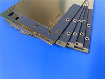 China High Frequency F4BTMS233 PCB 2-Layer ENIG Rigid Board Black Solder Mask for sale