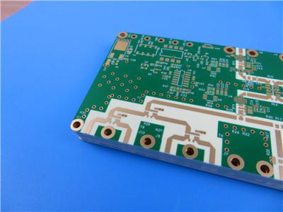 China Hybrid PCB RO4350B and TU768 Substrate 10-layer Immersion Gold RF Circuit Board for sale