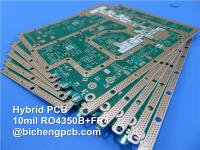 China 2.3mm Hybrid PCB Built On RO3010 RO3006 And RO4003C Substrates for sale