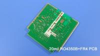 China Hybrid PCB on RO4350B and FR4 , RT duroid 5880 materials for sale