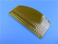 China Single Layer Flexible PCB Built on Polyimide With 1.6mm FR-4 Stiffener and Immersion Gold for Instrument Panel for sale