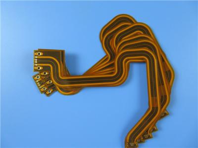 China Dual Layer Flexible Printed Circuit Board FPCB on Polyimide with Immersion Gold and Impedance control for USB Connector for sale