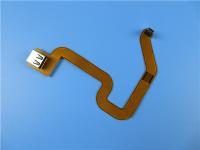 China Double Sided Assembled Flexible Printed Circuit Built On Polyimide With 90 OHM Impedance Control for Automobile Sensors for sale
