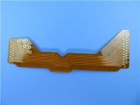 China Flexible Printed Circuit (FPC) Built on 2oz Polyimide With Immersion Gold and Yellow Coverlay for Interface Module for sale